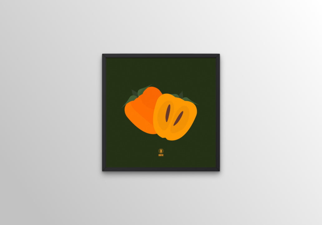 The Persimmon Kaki Print – Cuisitive