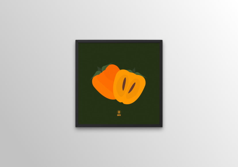 The Persimmon Kaki Print – Cuisitive